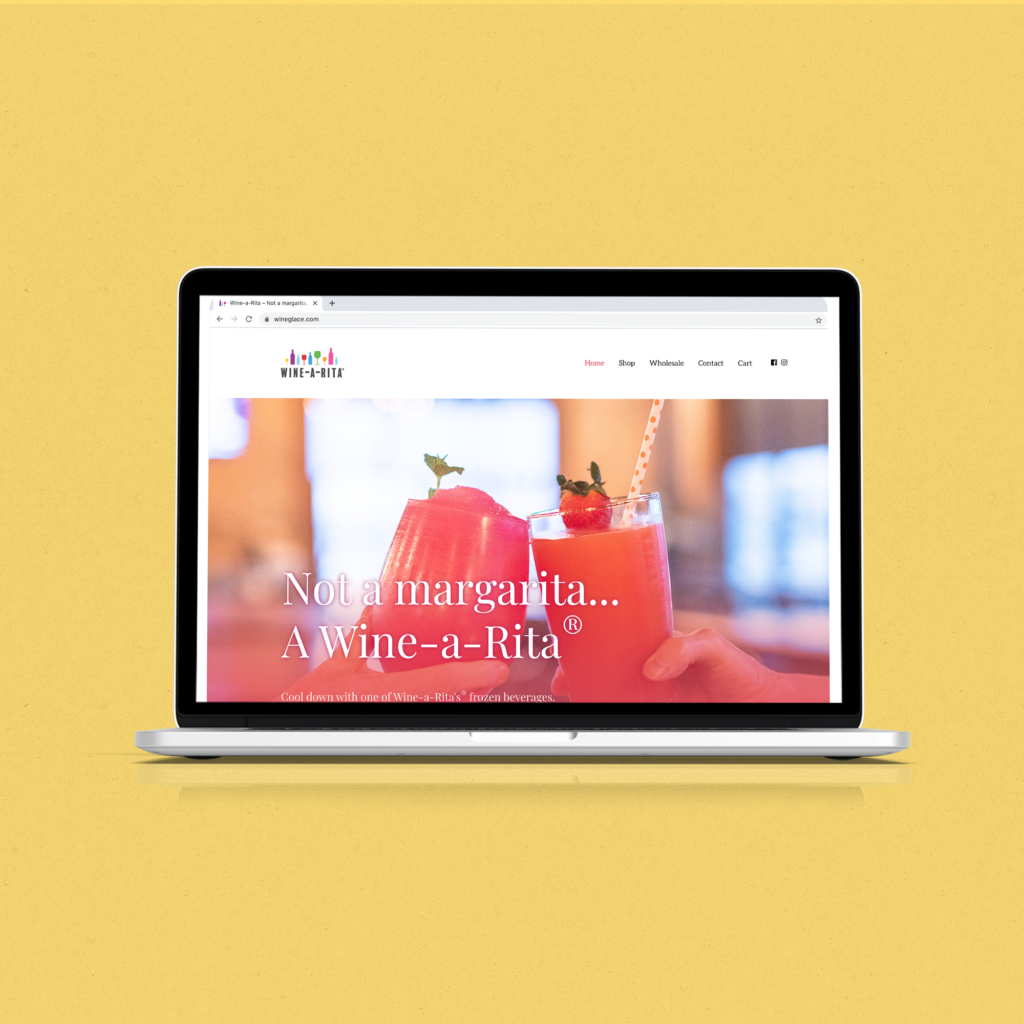 Wine-A-Rita Website - For All Brandkind